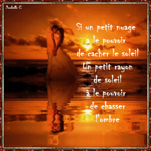 Si un petit nuage a le pouvoir de cacher le soleil... Si un petit nuage a le pouvoir de cacher le soleil...